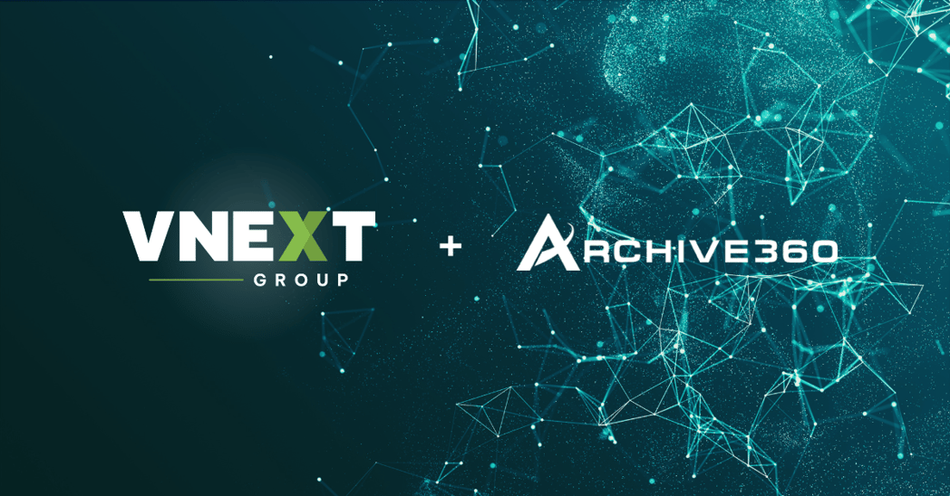 VNEXT & Archive360 Strategic Alliance.